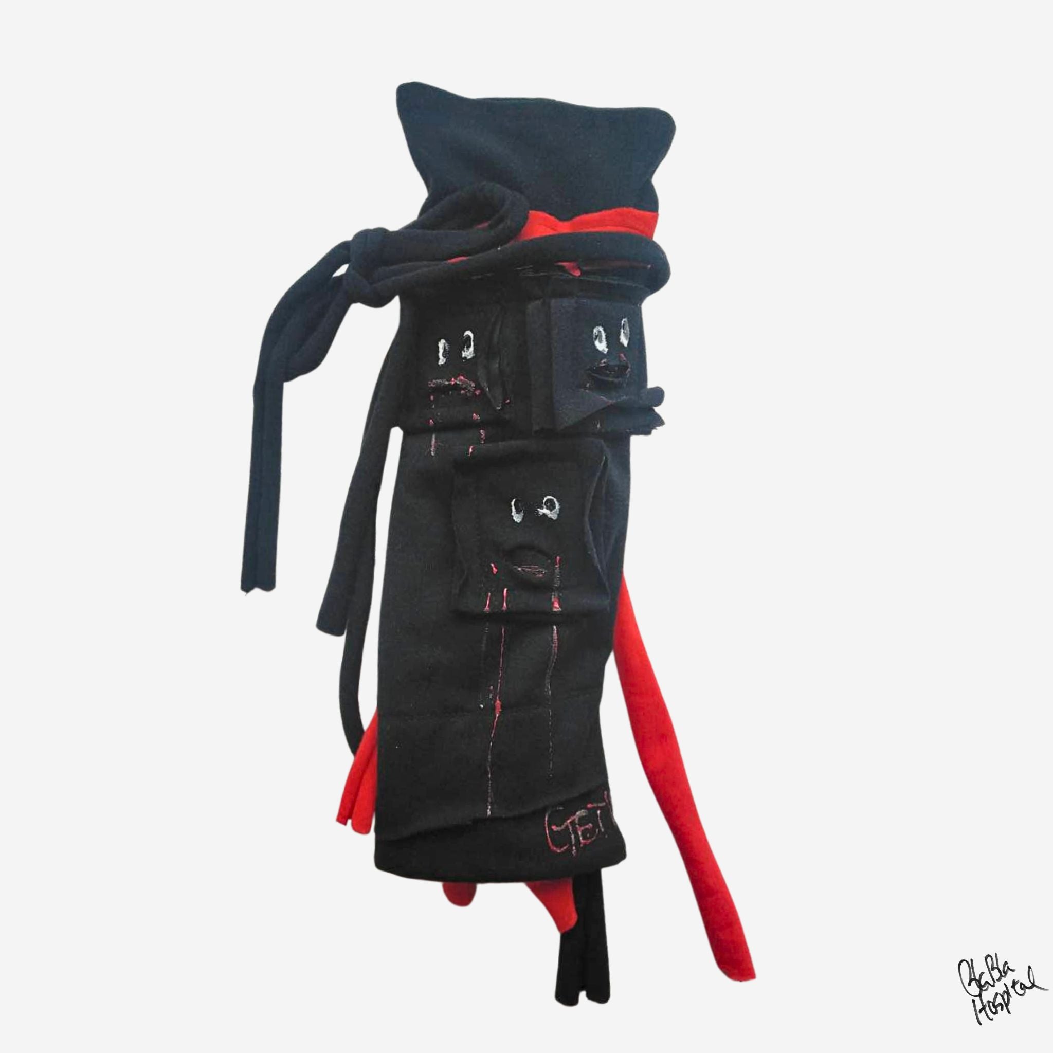 Faces Design |Black Arm cover *Sold individually – blablahospital